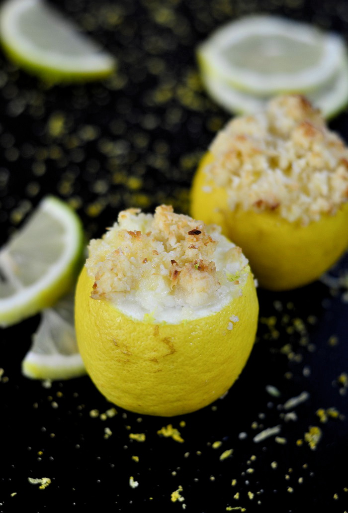 Zitronen Crumble Cheesecake in der Zitrone 7-1 ⋆ Knusperstübchen