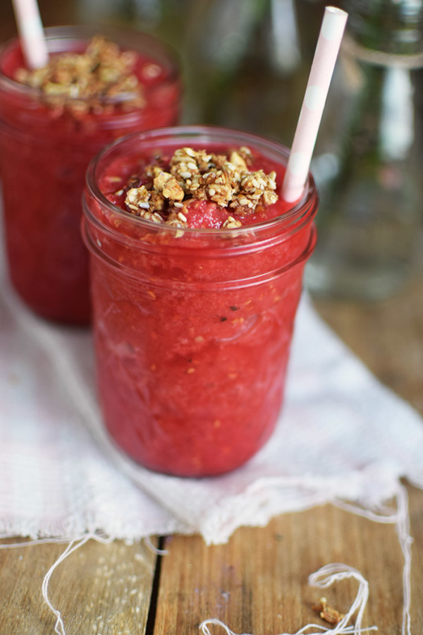 Himbeer Apfel Smoothie - Raspberry Apple Smoothie