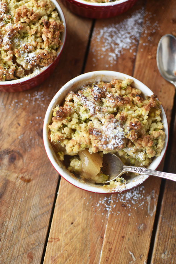 Apple Crumble mit Schokoladeneis und Calendar of Ingredients ⋆ ...