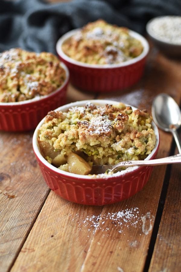 Apple Crumble mit Schokoladeneis und Calendar of Ingredients ⋆ ...