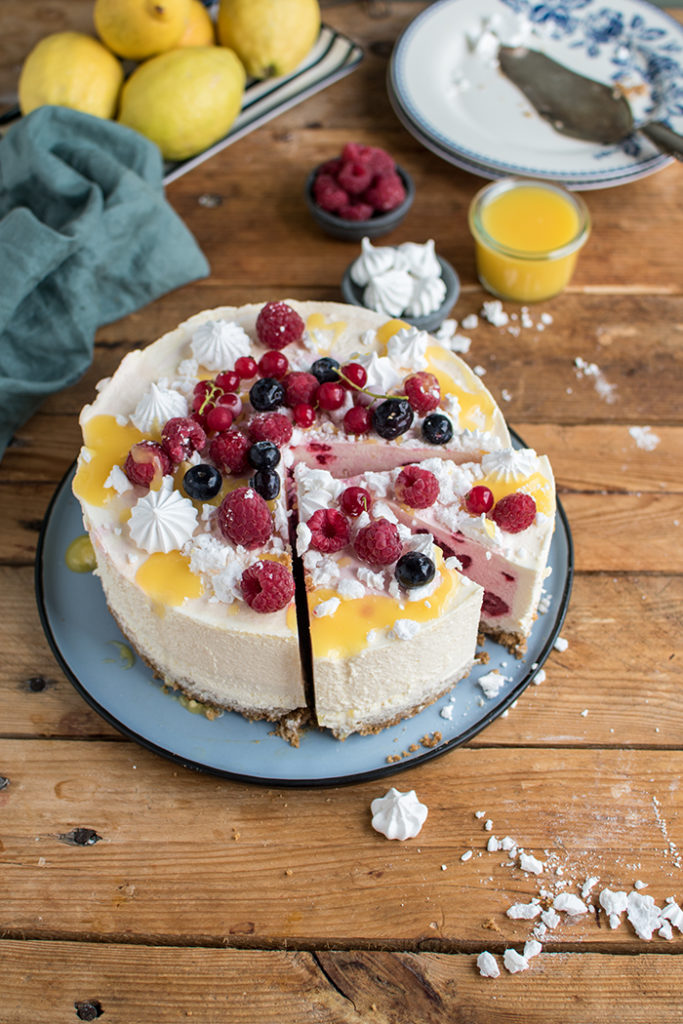 Eton Mess Cheesecake mit Lemon Curd und meine grüne Liebe ⋆ Knusperstübchen