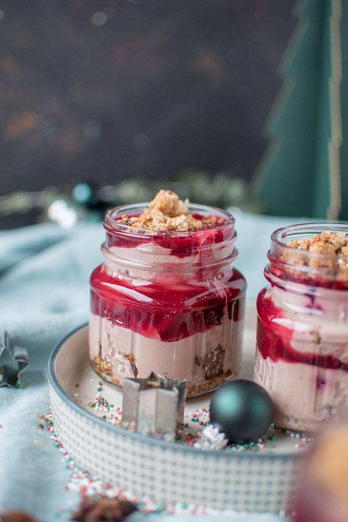 Winter-Trifle-Dessert mit Joghurt und Spekulatius ⋆ Knusperstübchen